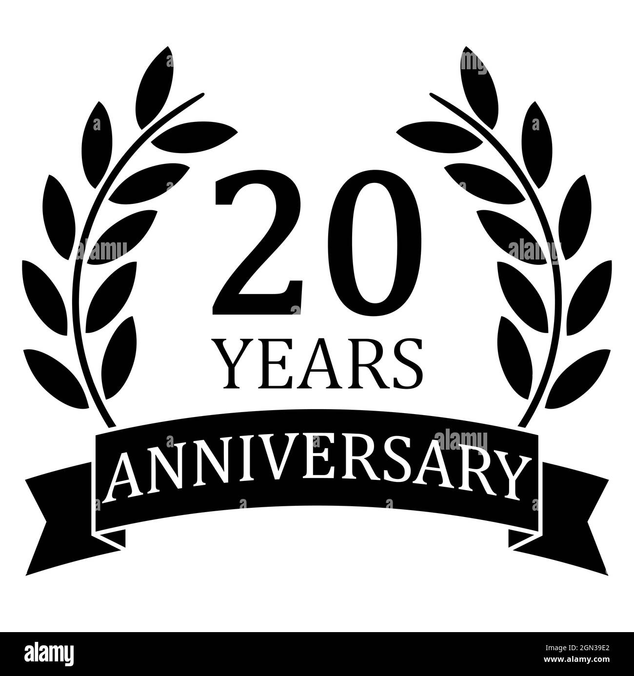 eps vector file with black laurel wreath on white background for ...