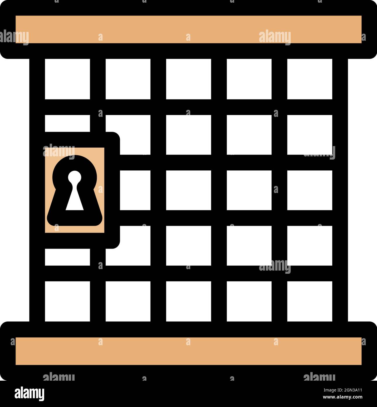 Man prison gate Cut Out Stock Images & Pictures - Alamy