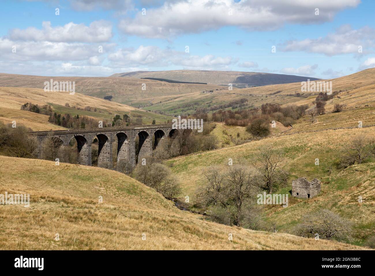 Dent head viaduct, Dentdale, Yorkshire Dales National Park, UK Stock ...