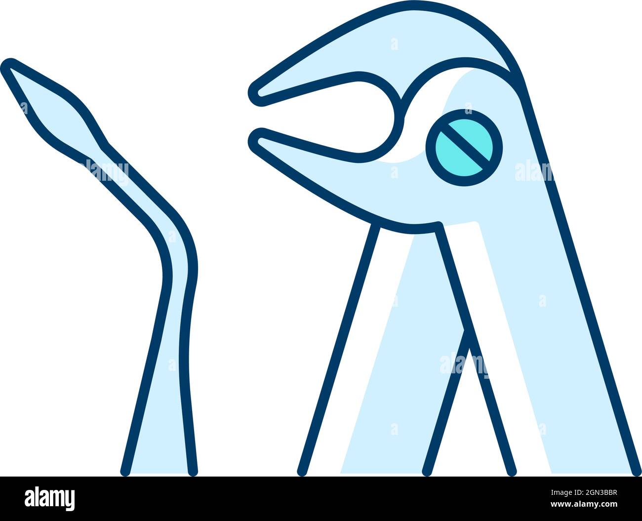 Tooth extraction dental forceps Stock Vector Images - Alamy