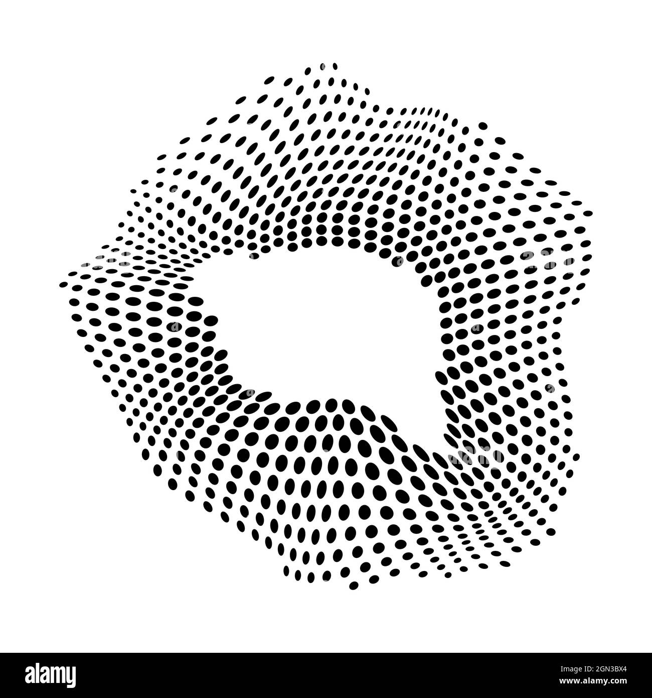 Halftone Pattern. Set of Dots. Dotted Texture. Overlay Grunge Template ...