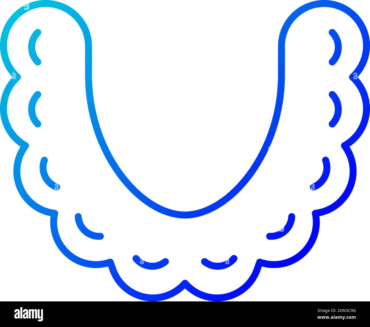 Teeth aligners gradient linear vector icon Stock Vector Image & Art - Alamy