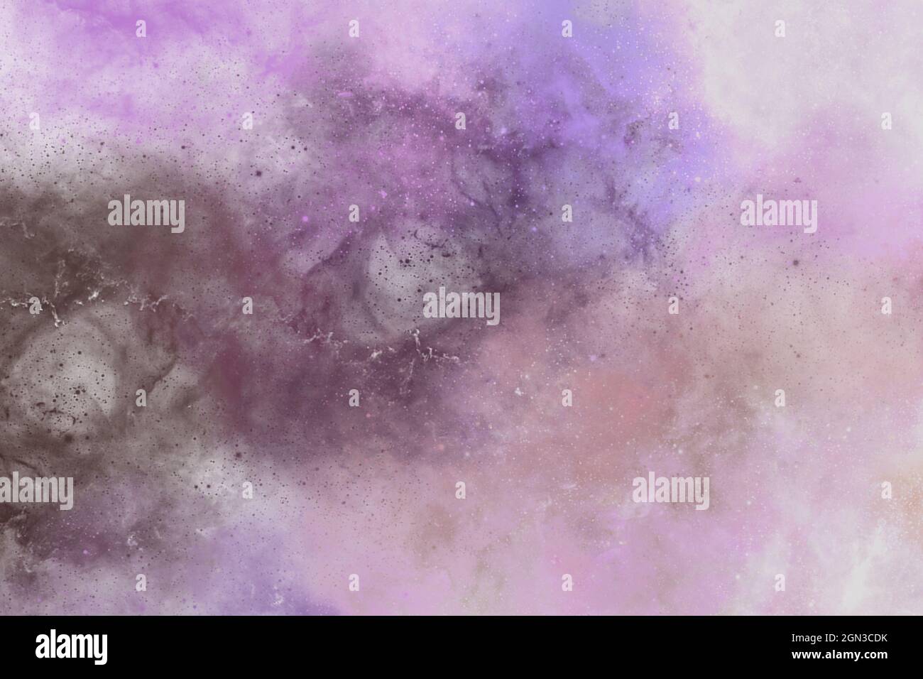 Horizontal wallpaper of an illustration space art work in an abstract ...