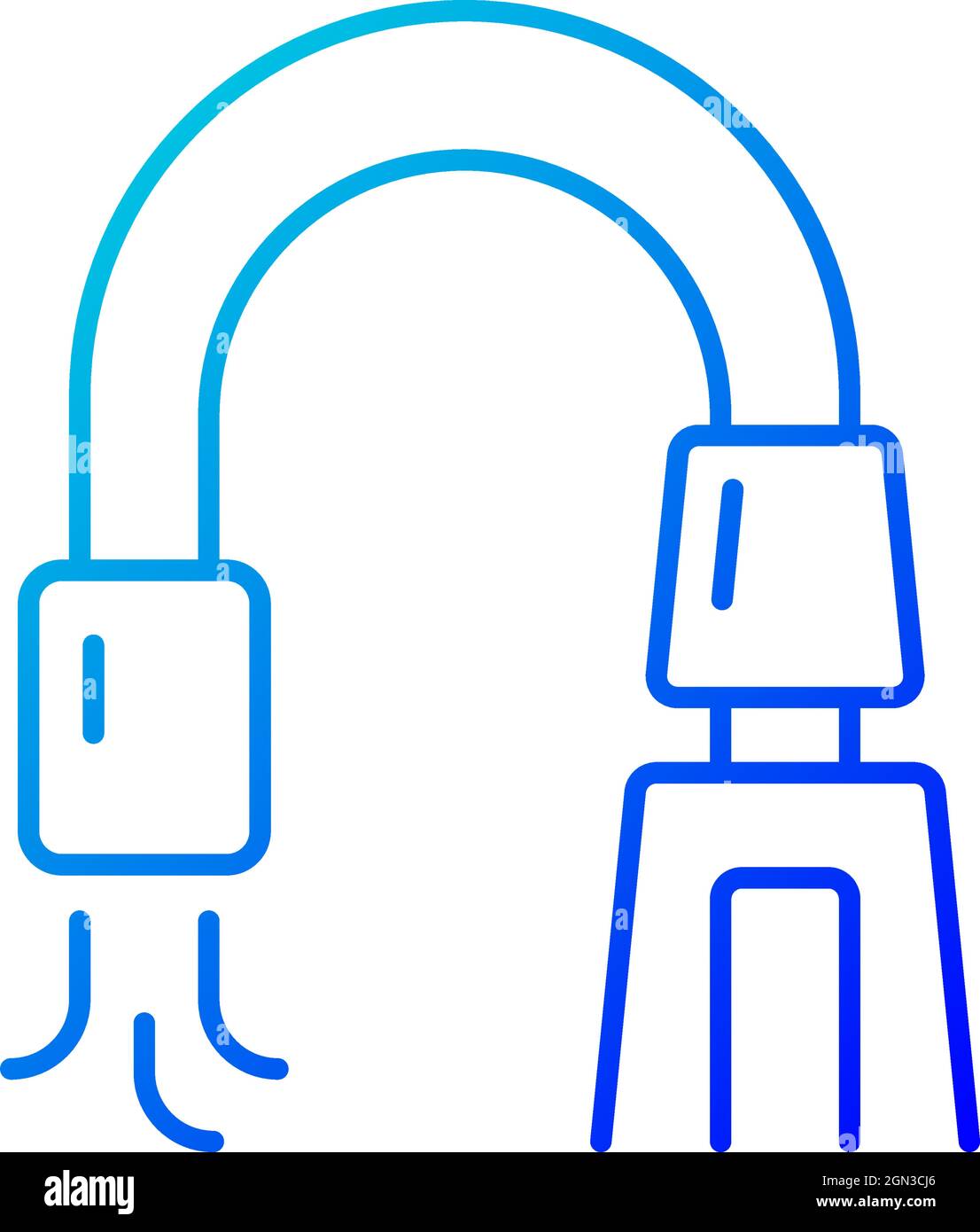 Suction device gradient linear vector icon Stock Vector Image & Art - Alamy