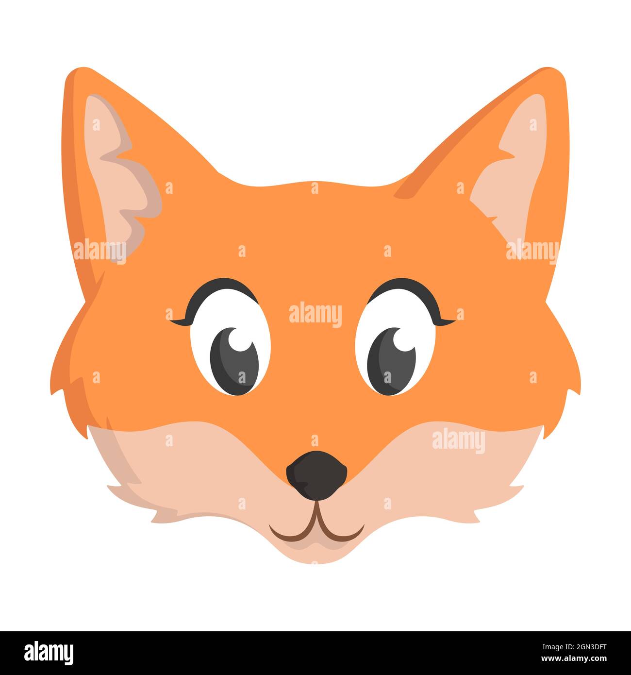 Fox Face Cartoon