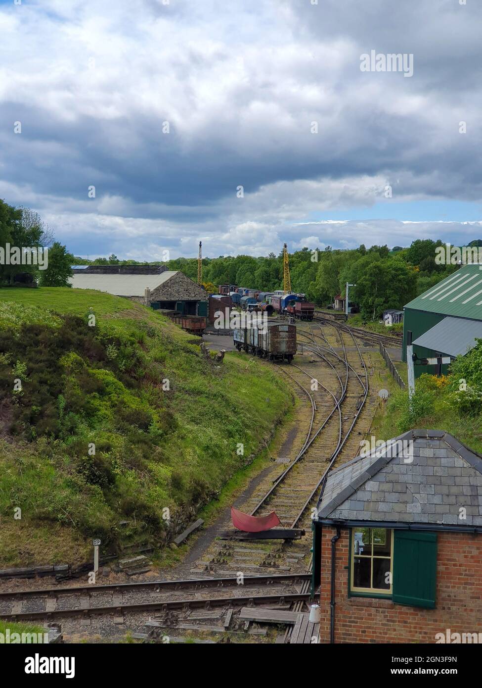Tanfield railway steam engine hi-res stock photography and images - Alamy