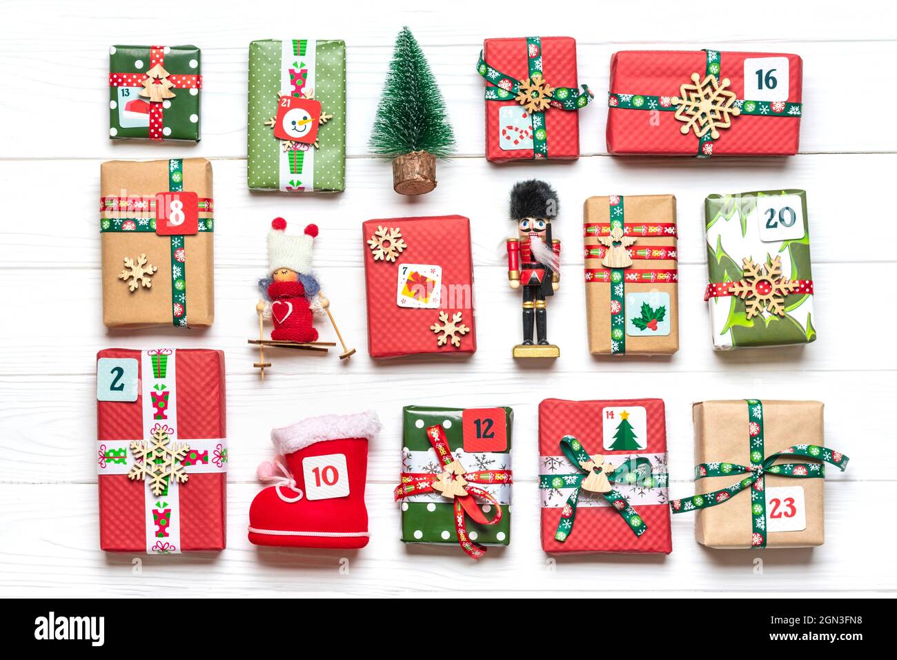 Handmade diy christmas decorations Cut Out Stock Images & Pictures - Alamy