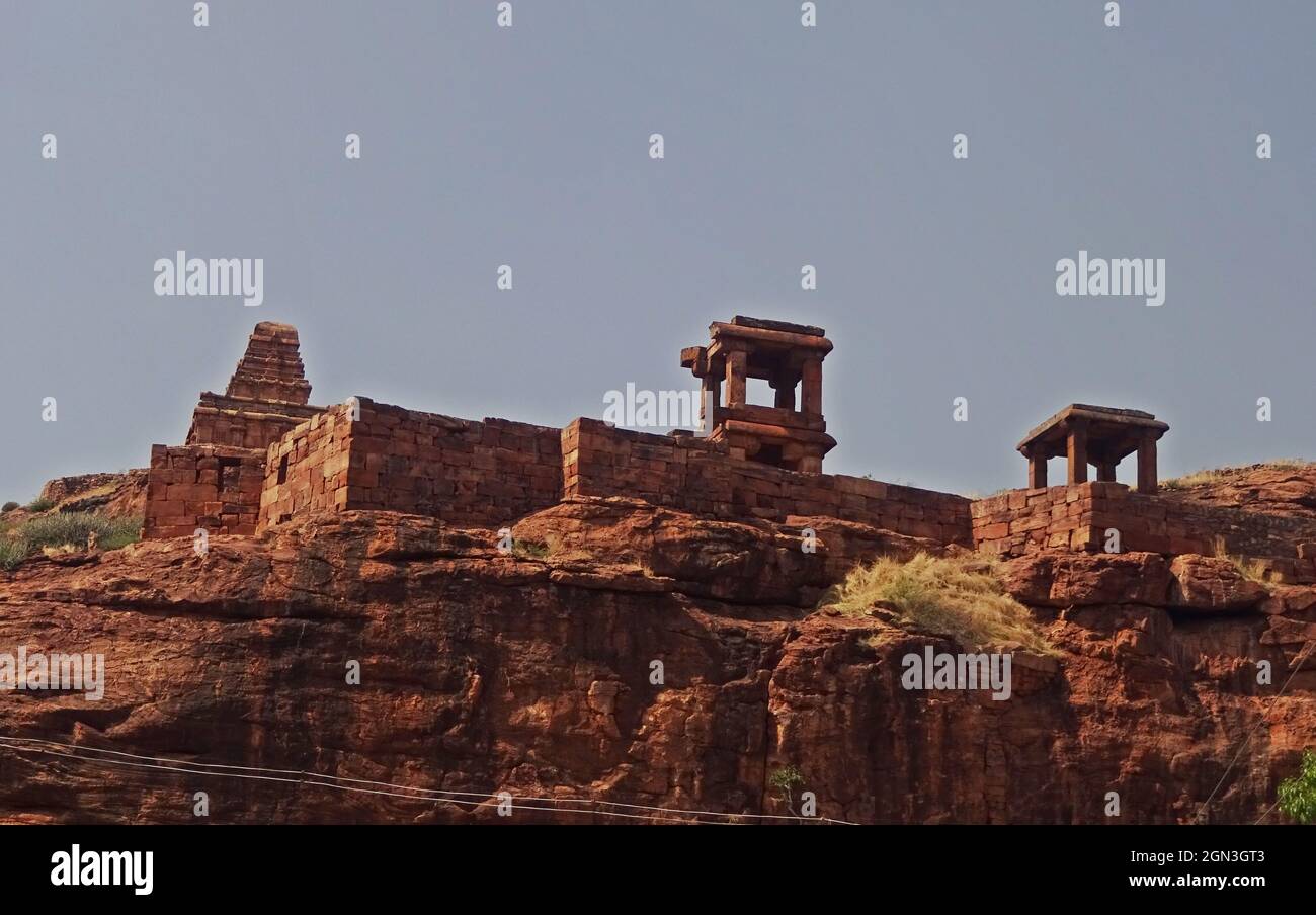 Badami caves in karnataka hi-res stock photography and images - Alamy