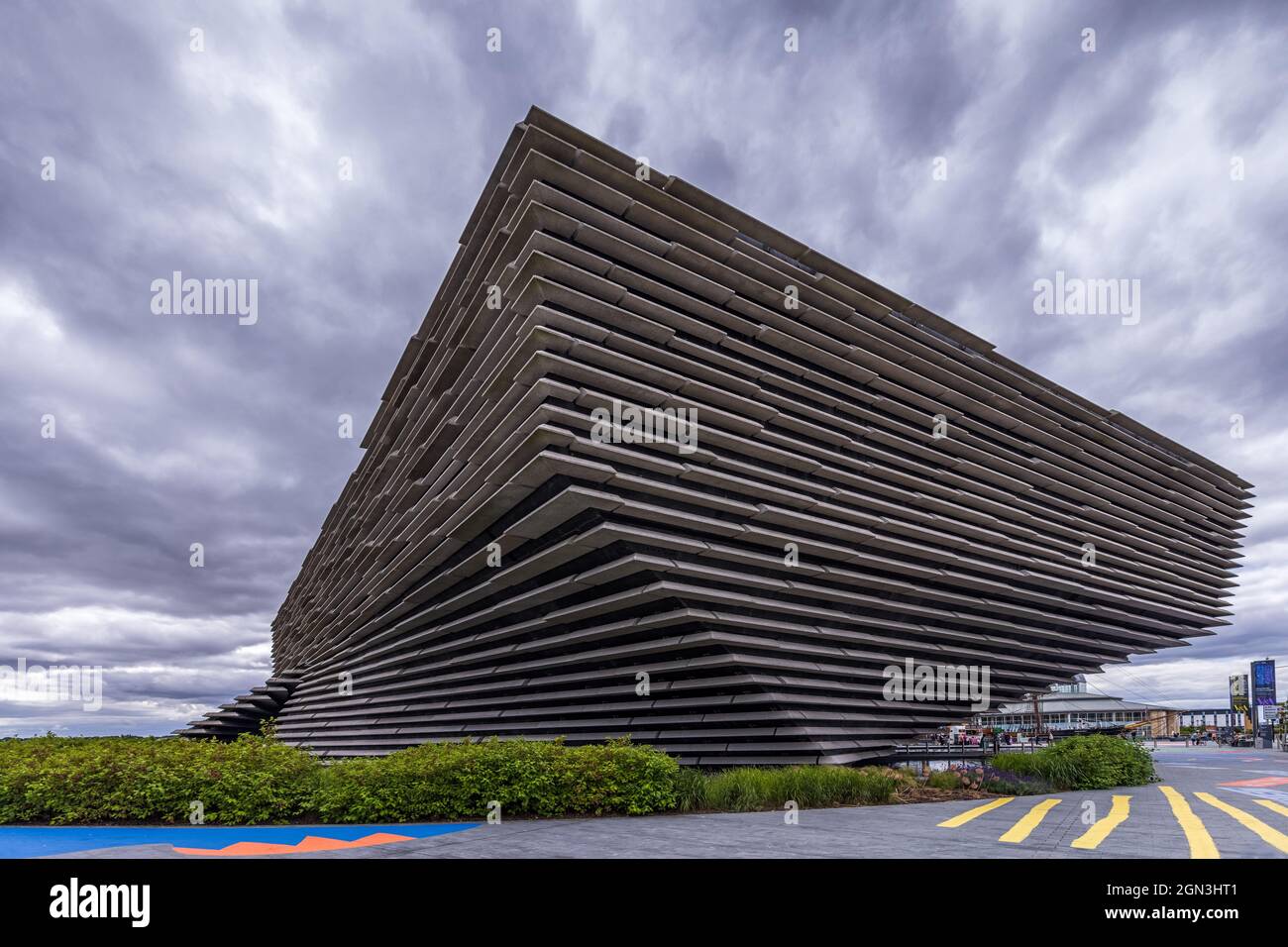 V&A Dundee design museum designed by Kengo Kuma on the Riverside ...