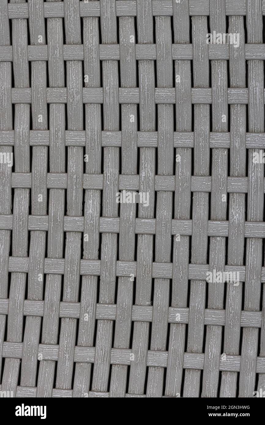 wicker texture background.Wicker Grey Chair texture Stock Photo - Alamy