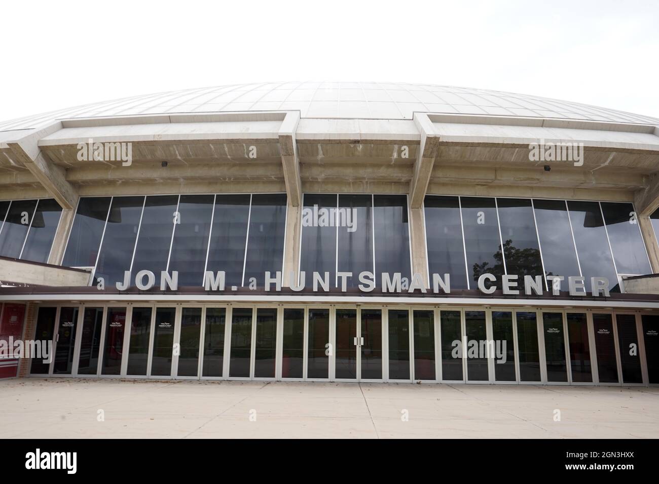 A general view of the Jon M. Huntsman Center on the campus of the ...