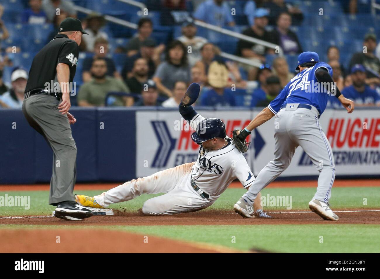 St. Petersburg, FL. USA; Tampa Bay Rays designated hitter Austin ...