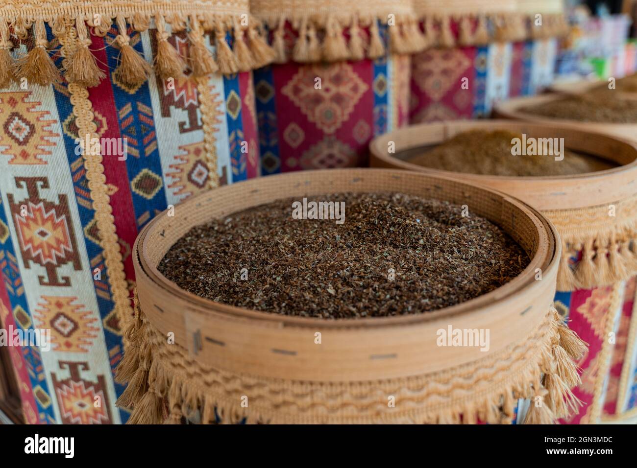 Turkish tea assortment herbs hi-res stock photography and images - Alamy