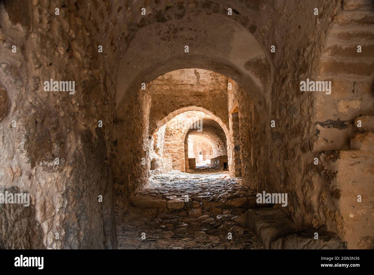 Travel destination: Stone citadel on the top of the mountain at ...
