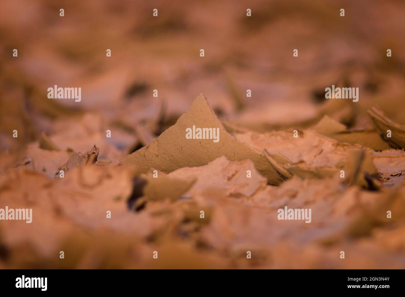 Landscape with clay soil Stock Photo - Alamy