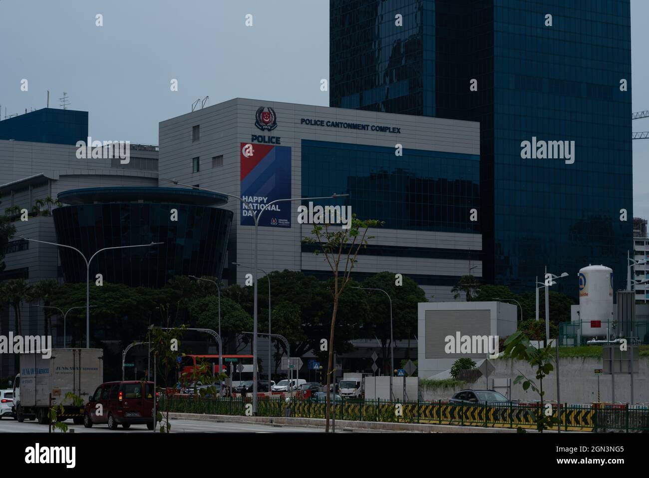 SINGAPORE, SINGAPORE - Sep 14, 2021: The Police Cantonment Complex (PCC ...