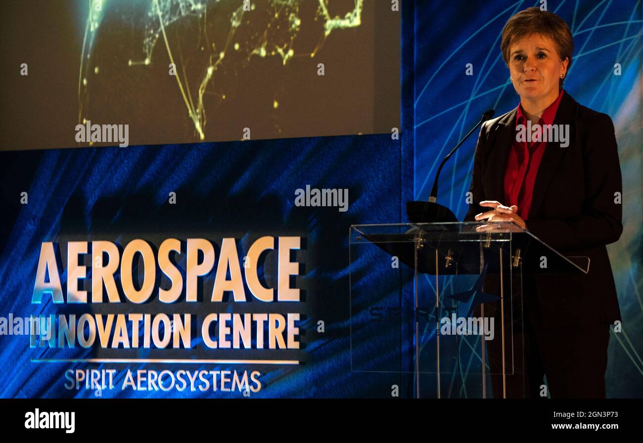 Scotland's First Minister Nicola Sturgeon, formally opens Spirit ...