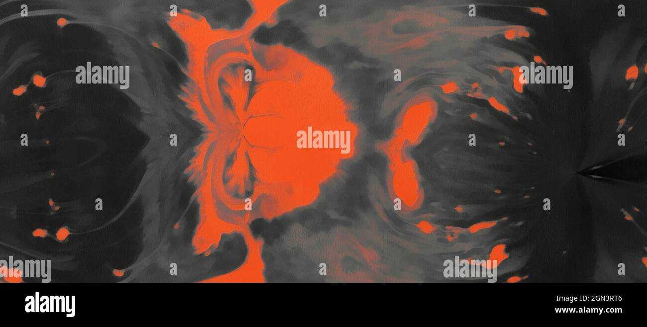 Red abstract patterns. Black background Stock Photo - Alamy