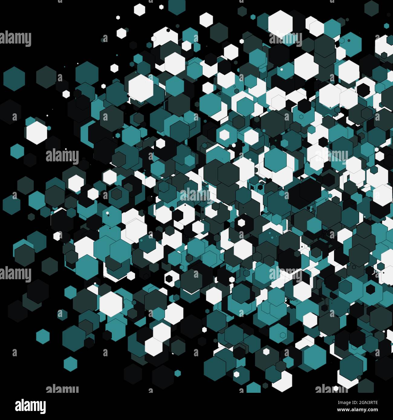 Colorful Universe Distribution Computational Generative Art background ...