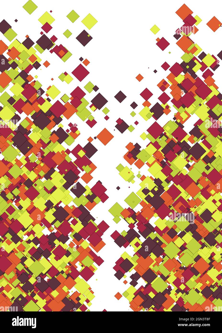 Colorful Universe Distribution Computational Generative Art background ...