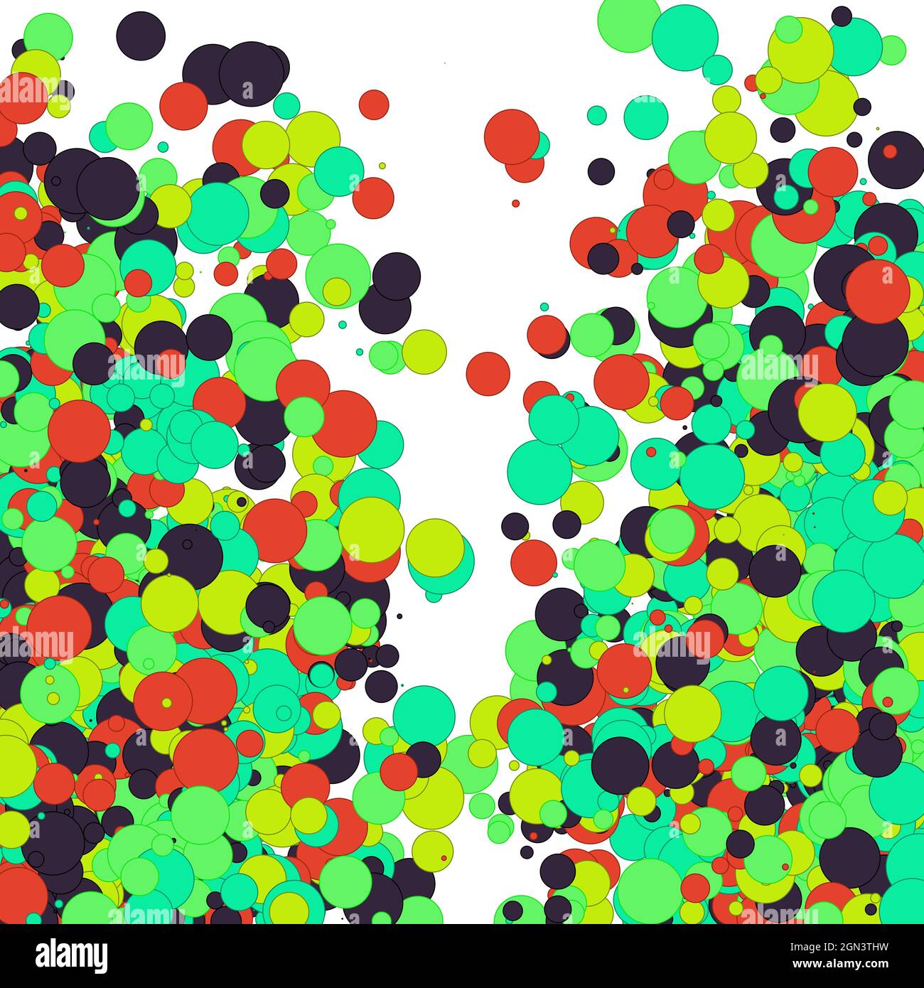 Colorful Universe Distribution Computational Generative Art background ...