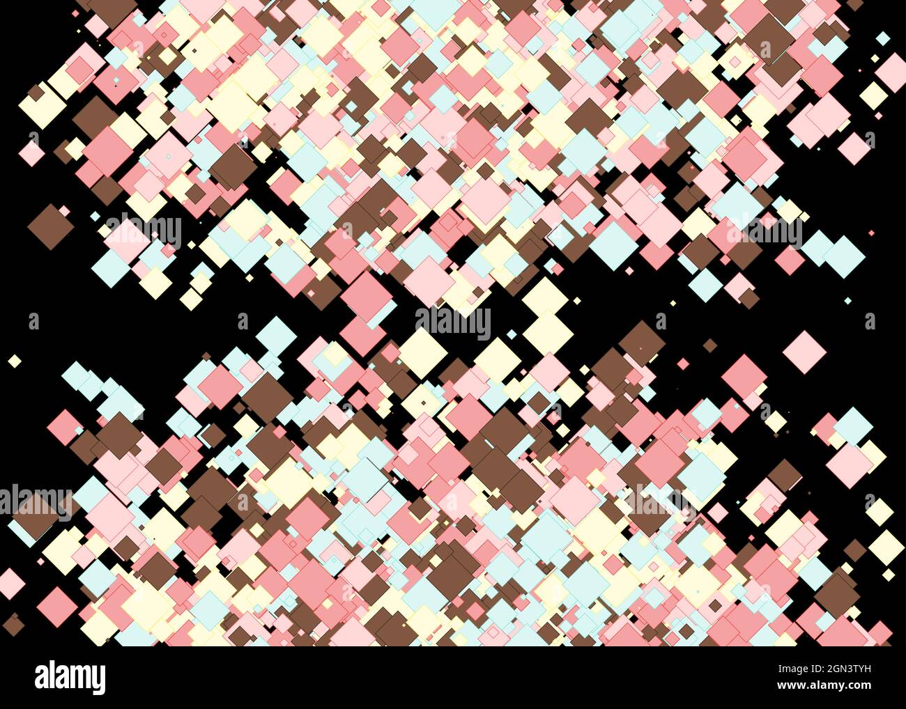 Colorful Universe Distribution Computational Generative Art background ...