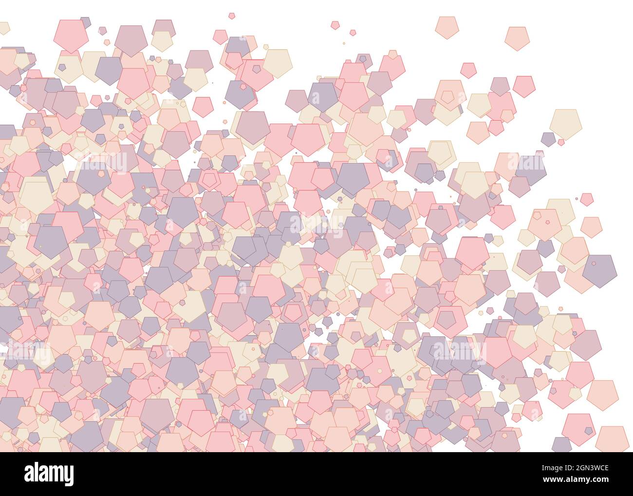 Colorful Universe Distribution Computational Generative Art background ...