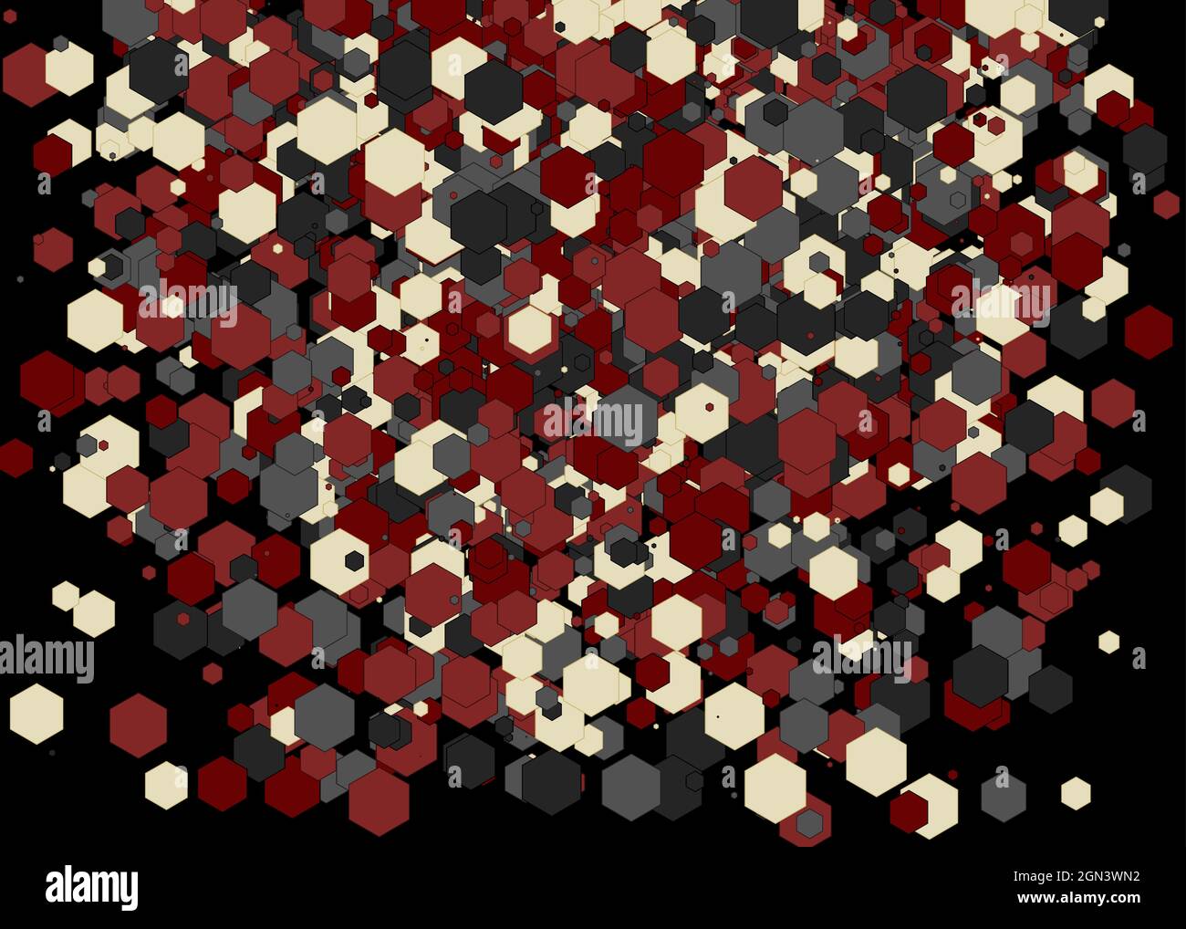 Colorful Universe Distribution Computational Generative Art background ...