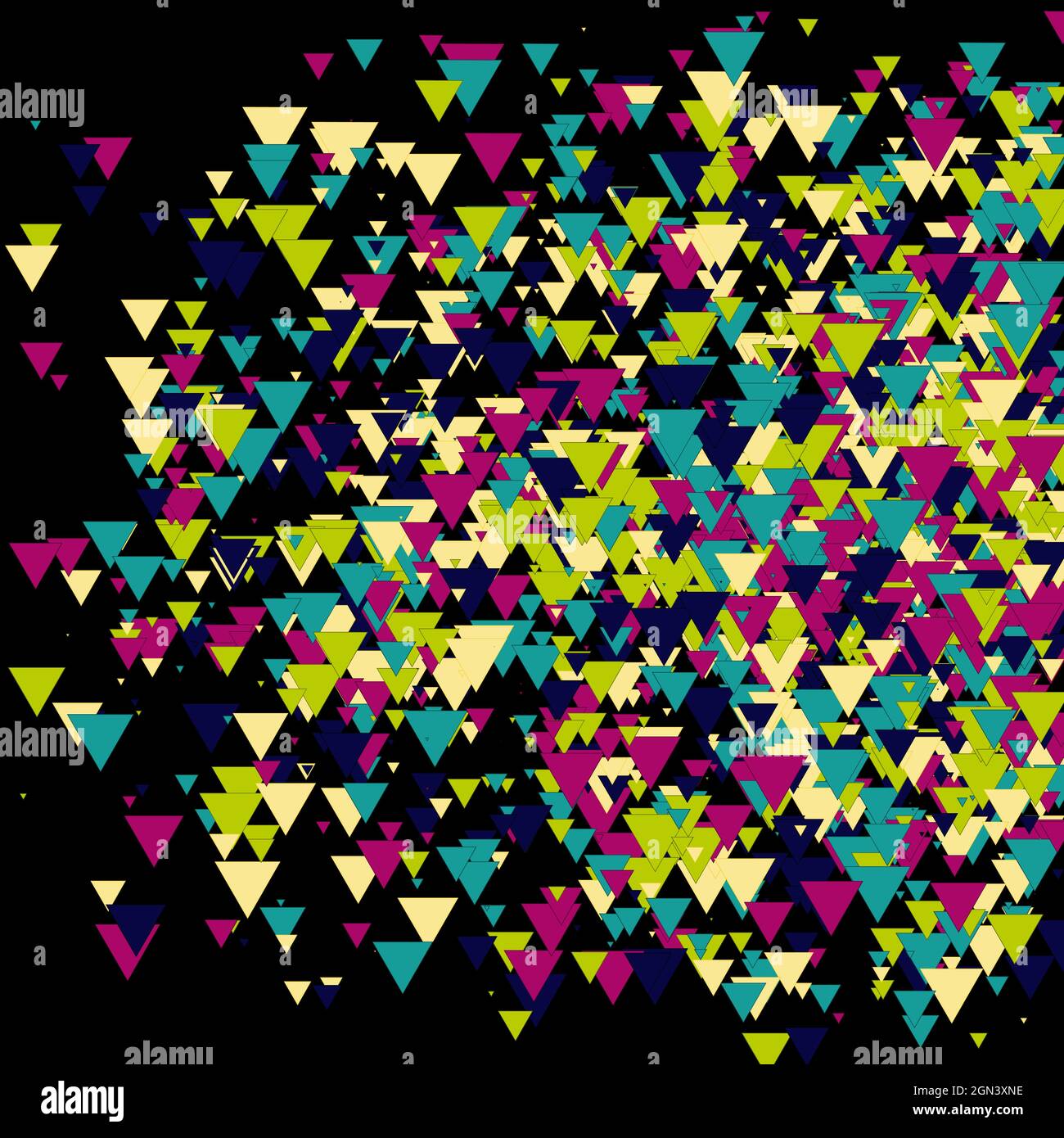 Colorful Universe Distribution Computational Generative Art background ...