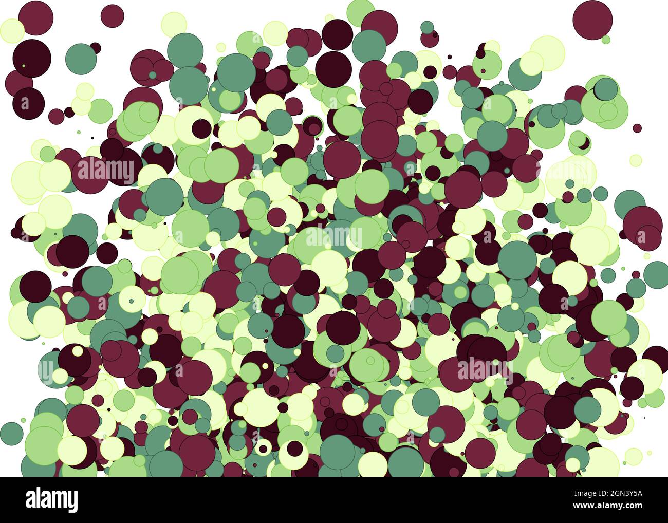 Colorful Universe Distribution Computational Generative Art background ...