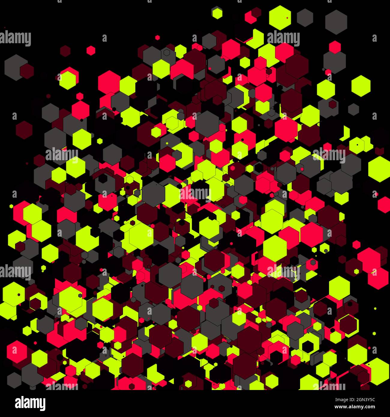 Colorful Universe Distribution Computational Generative Art background ...