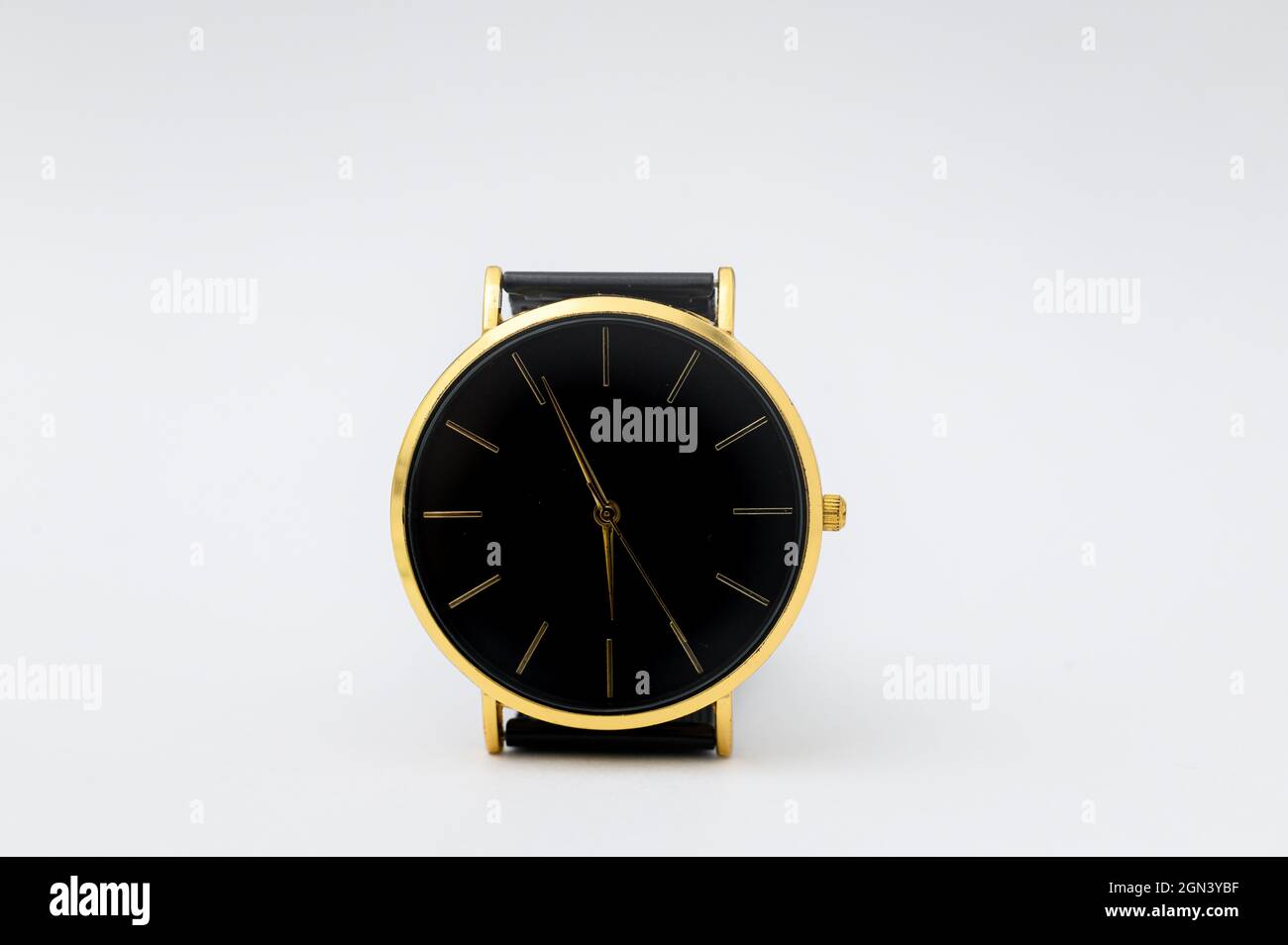 Luxury watch isolated on white background. With clipping path. Gold ...