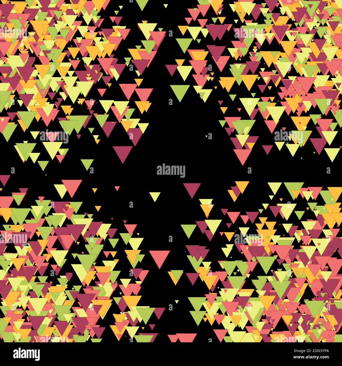 Colorful Universe Distribution Computational Generative Art background ...