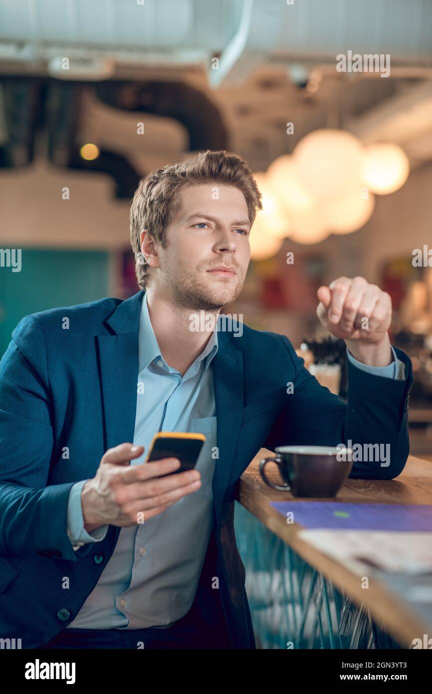 Brooding man hi-res stock photography and images - Alamy