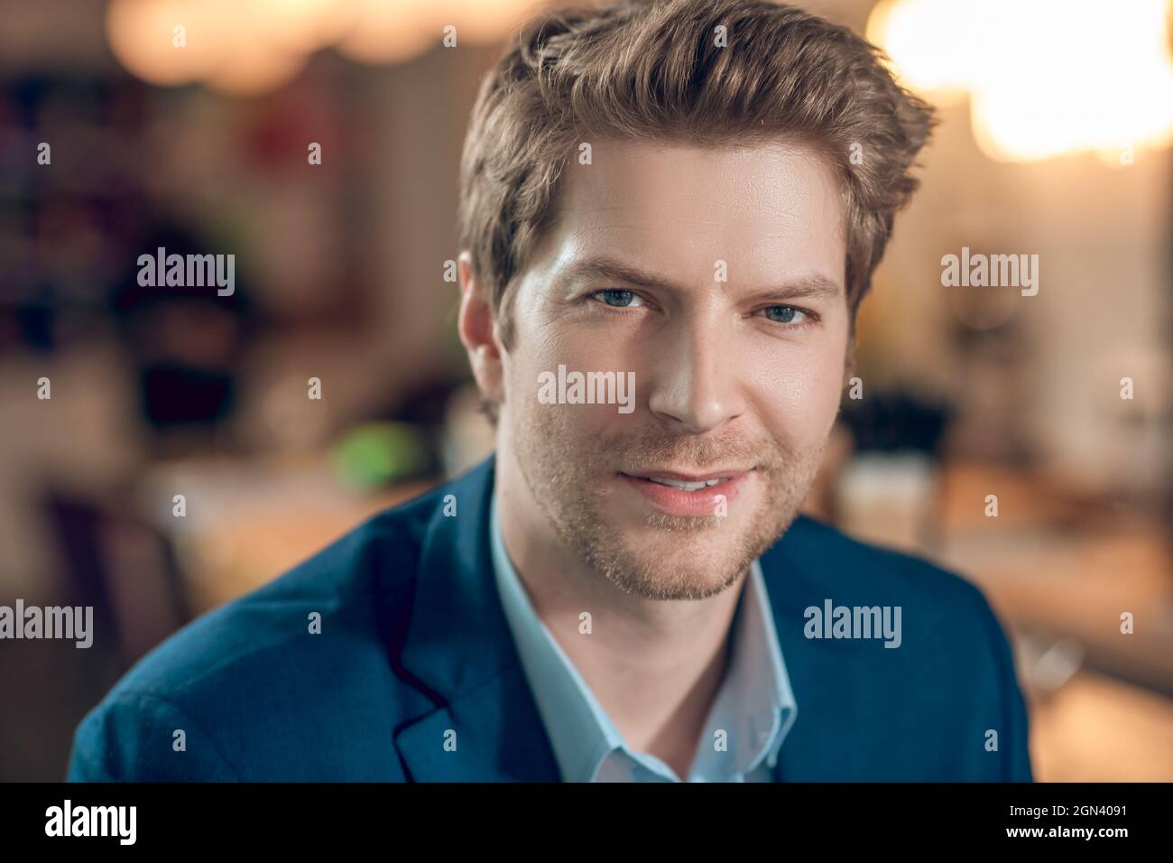 Attractive young man looking hi-res stock photography and images - Alamy