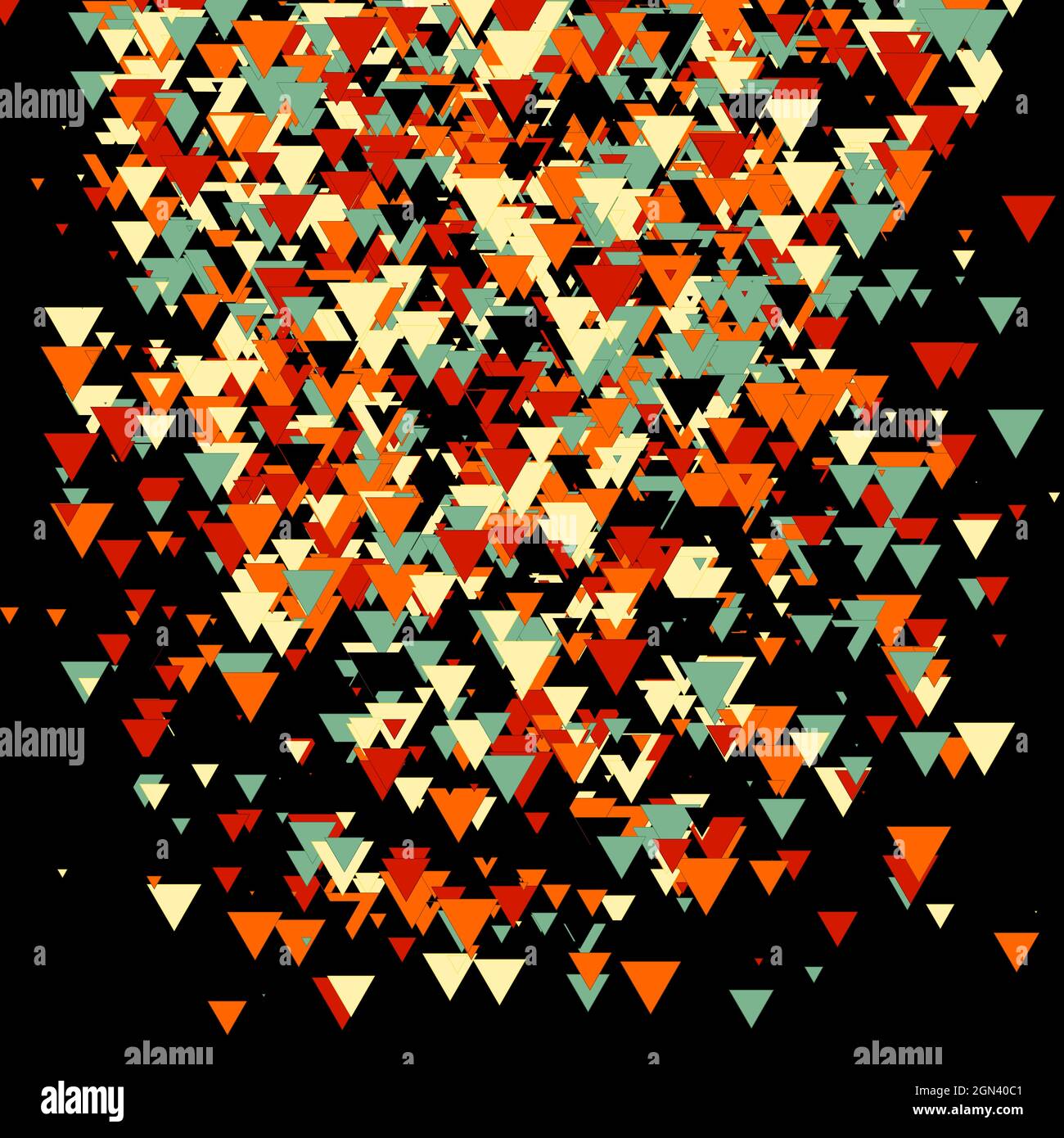 Colorful Universe Distribution Computational Generative Art background ...