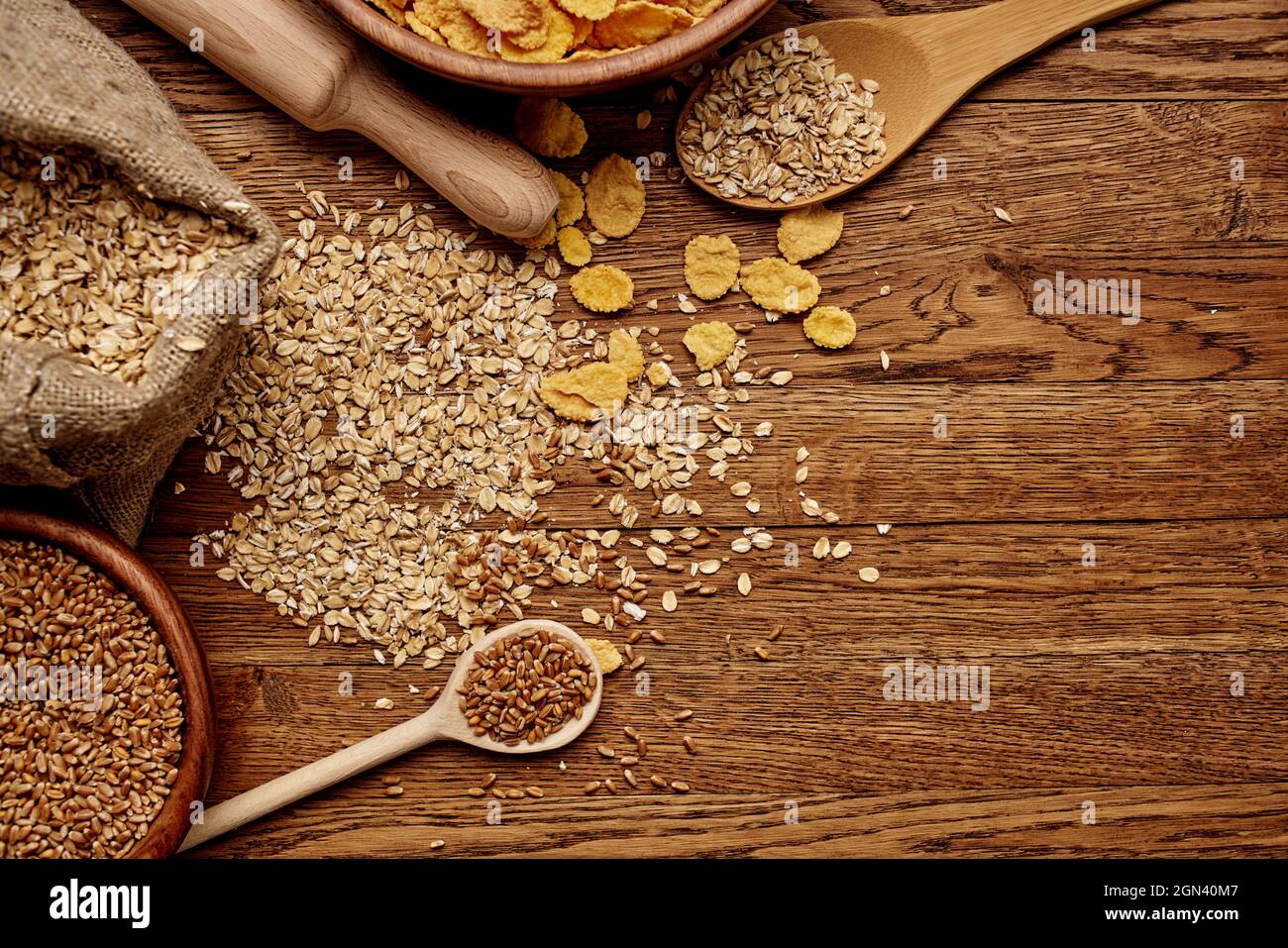 healthy eating breakfast Ingredients kitchen close-up Stock Photo - Alamy