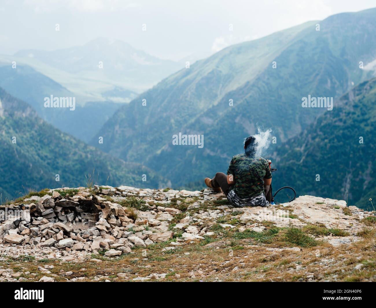 nature mountains rest fresh air Stock Photo - Alamy