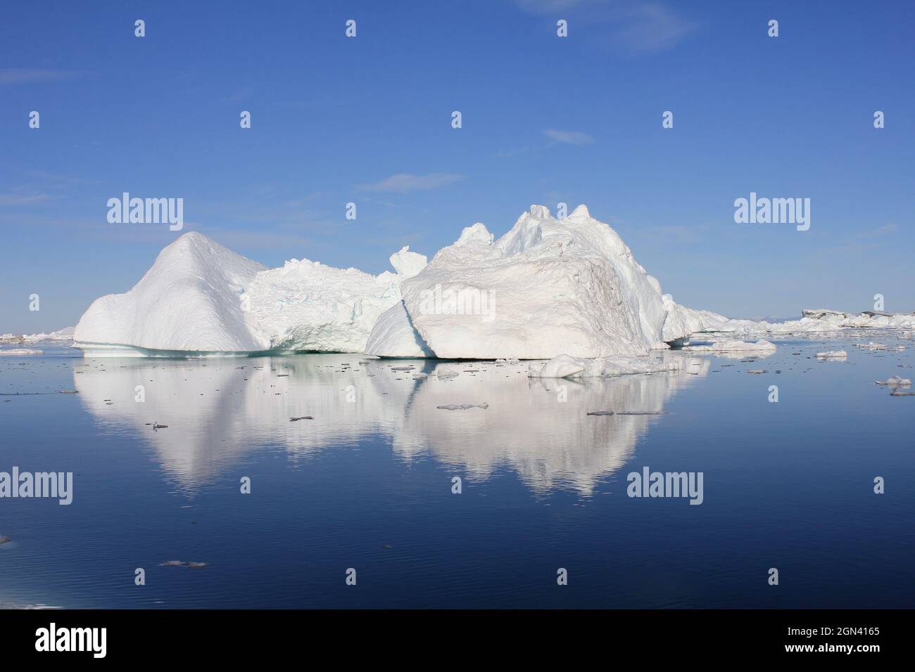 Amazing iceberg scenery in Disko Bay Stock Photo - Alamy