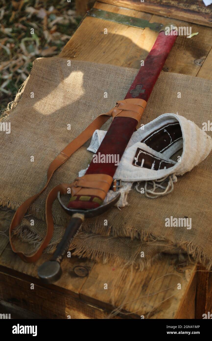 Wooden scabbard hi-res stock photography and images - Alamy