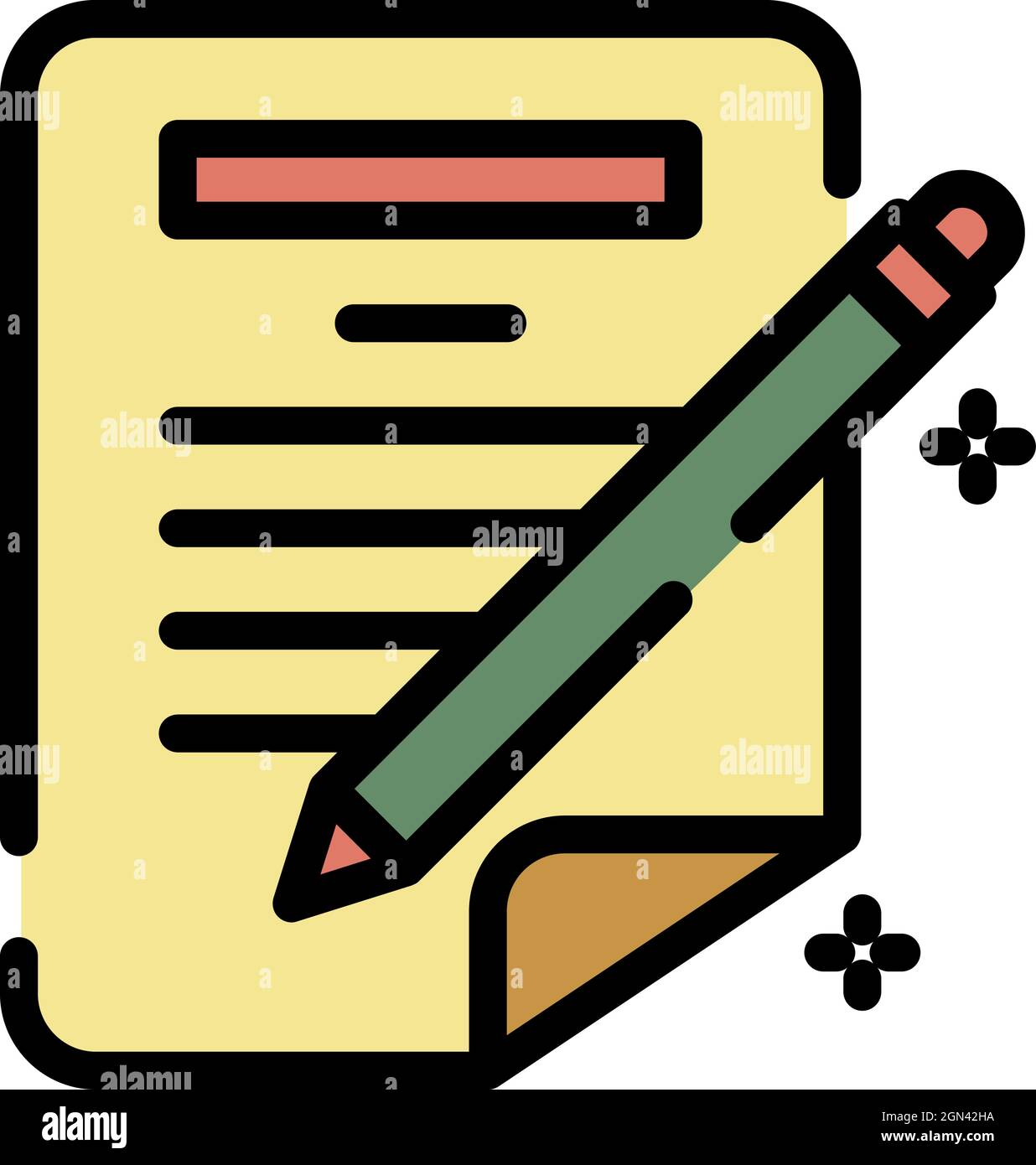 Pencil And Paper Icon