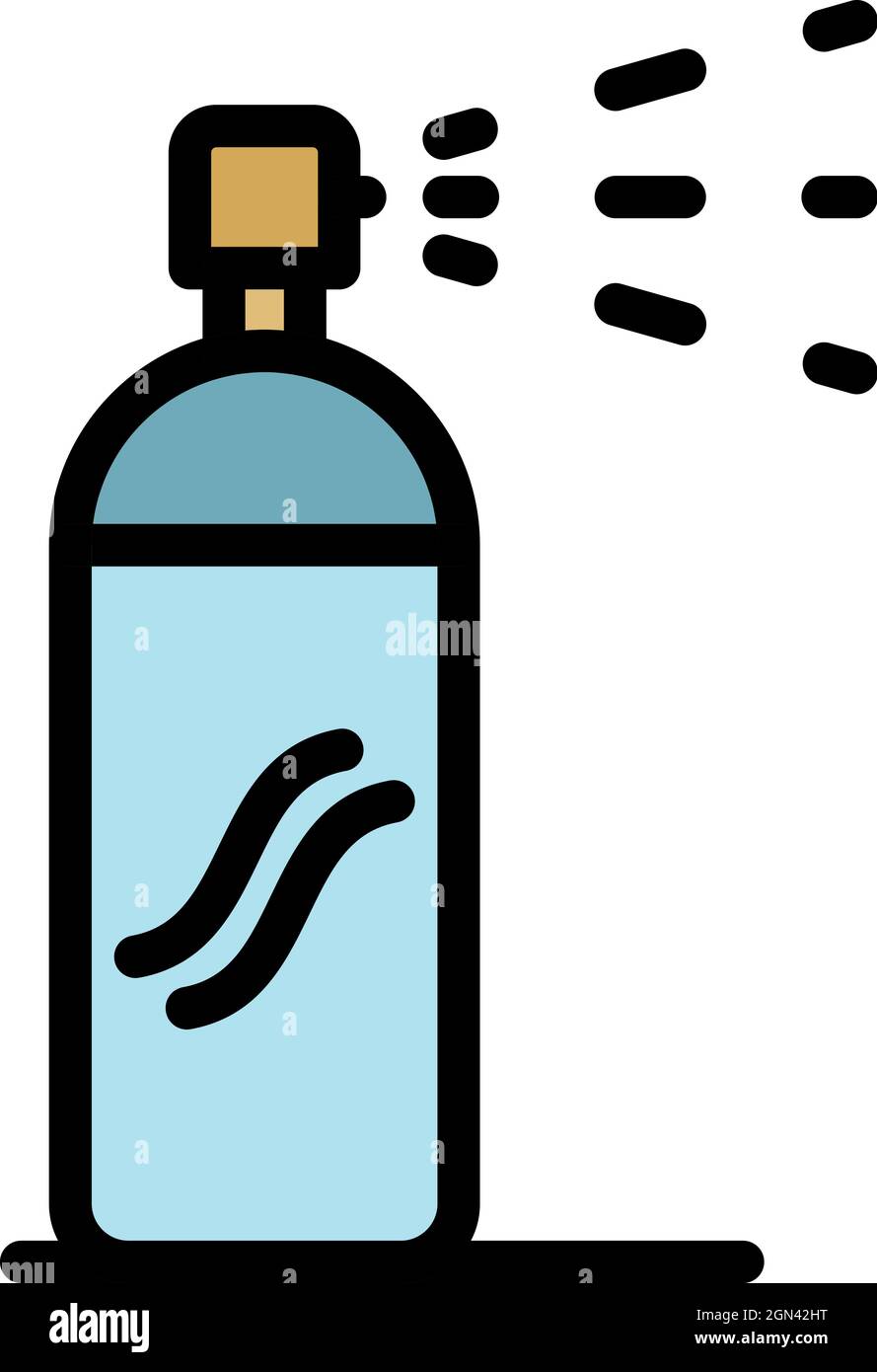Personal deodorant spray icon. Outline personal deodorant spray vector ...