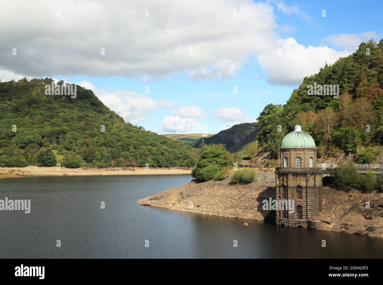 Garreg Ddu reservoir in the Elan valley, Powys, Wales, UK Stock Photo ...