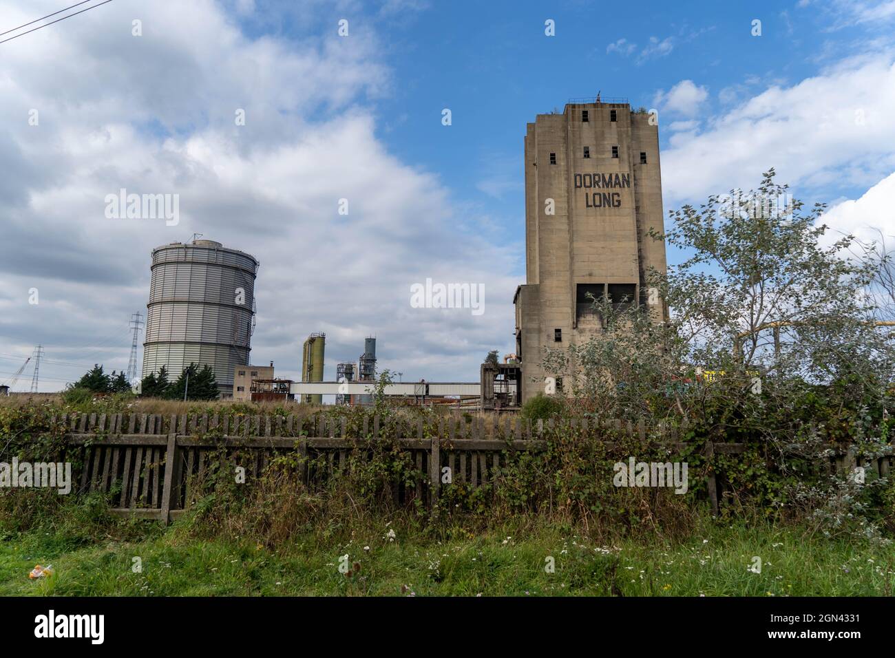 A view of the Dorman Long Tower at Southbank in Redcar prior to its ...
