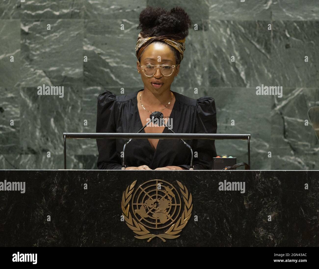 New York, United States. 22nd Sep, 2021. Catherine Labiran, the founder ...