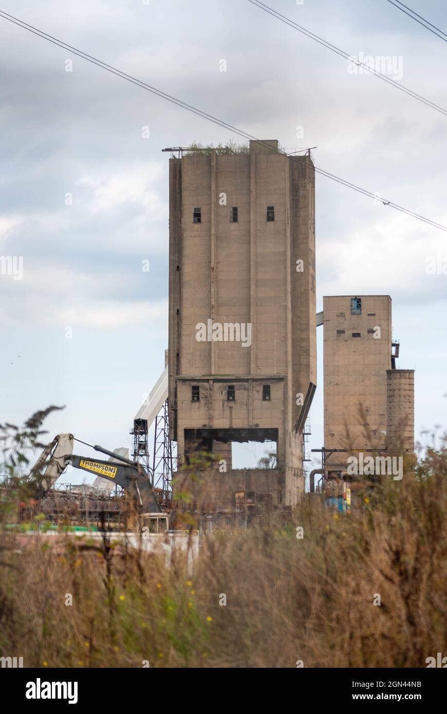 A view of the Dorman Long Tower at Southbank in Redcar prior to its ...