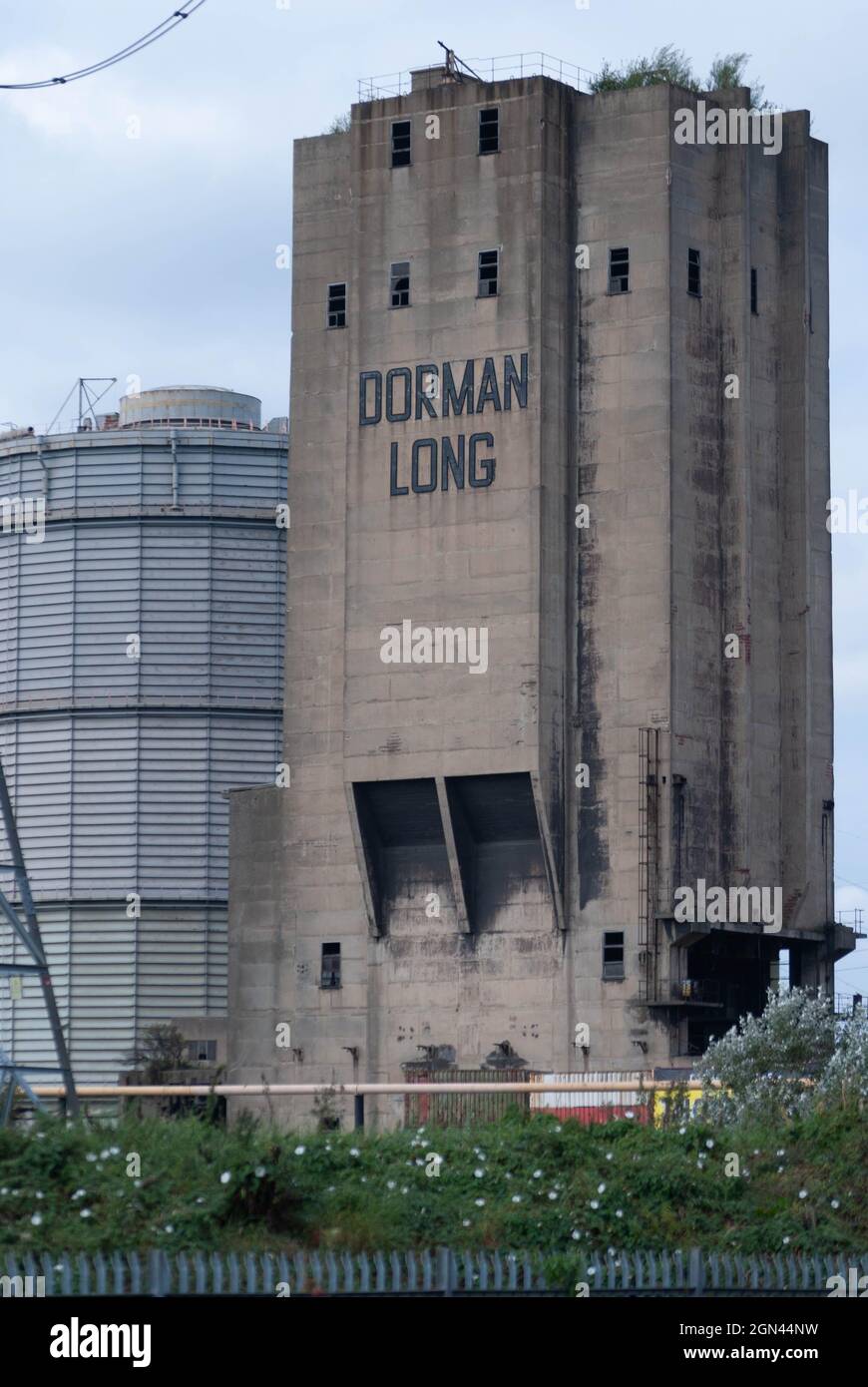 A view of the Dorman Long Tower at Southbank in Redcar prior to its ...