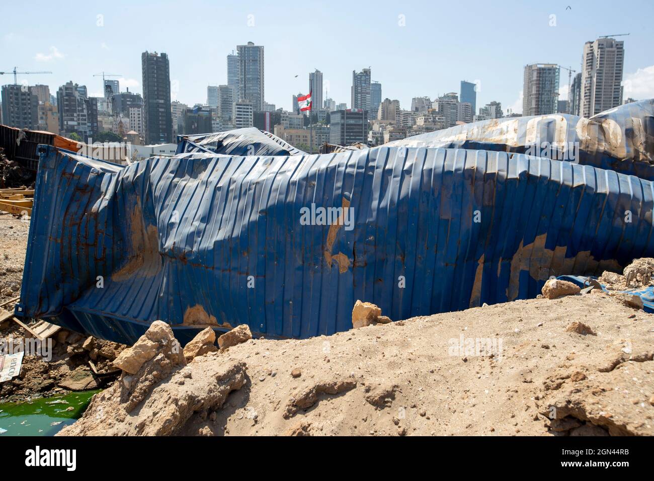 Illustration picture shows a visit to the 'Ground Zero' site and ...
