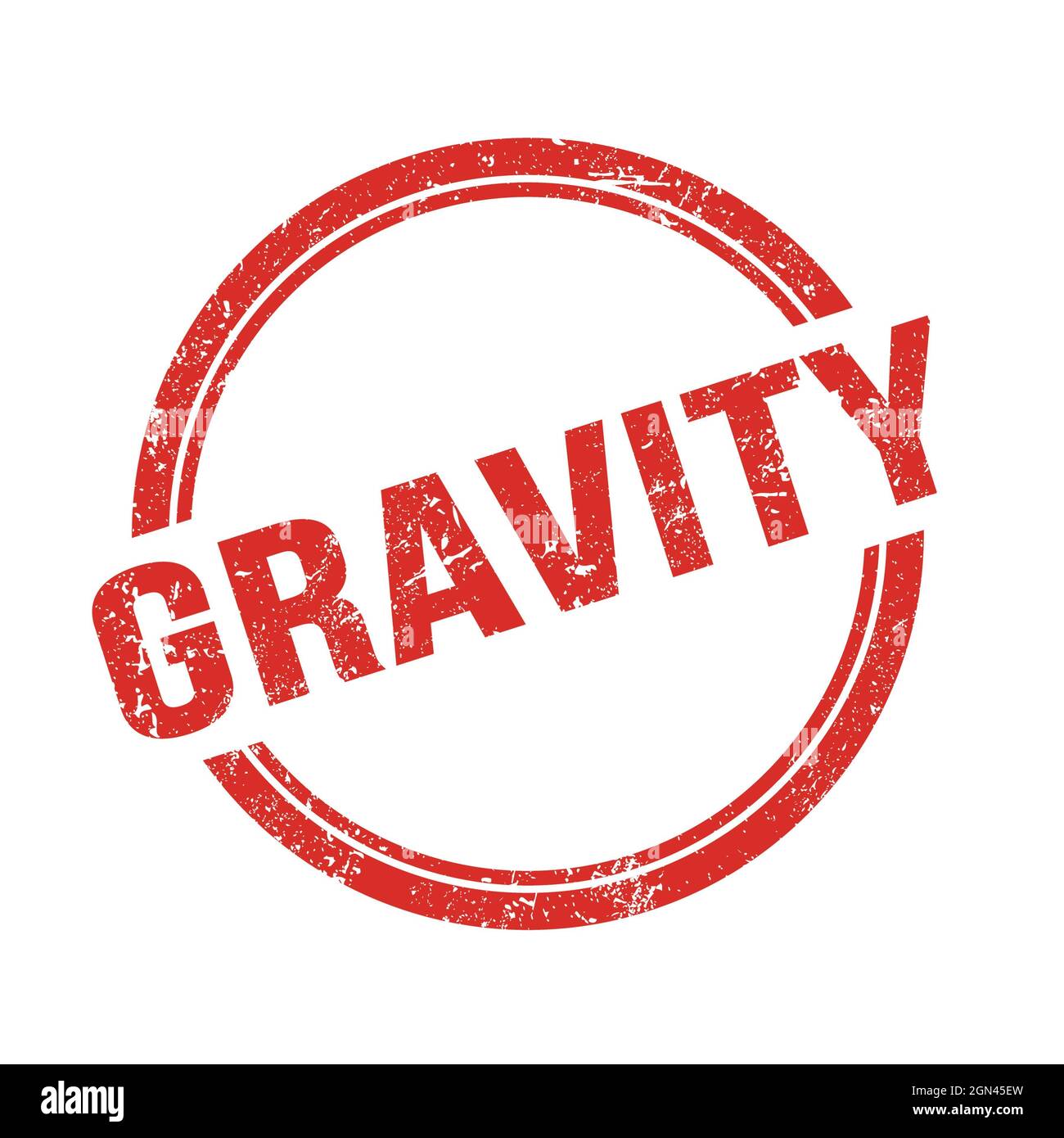 Gravity stamp Cut Out Stock Images & Pictures - Alamy