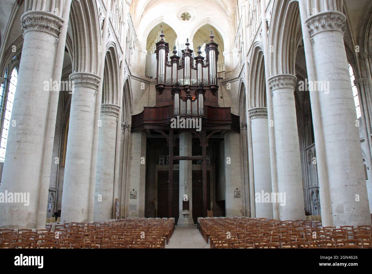 our lady cathedral in sées in normandy in france Stock Photo - Alamy